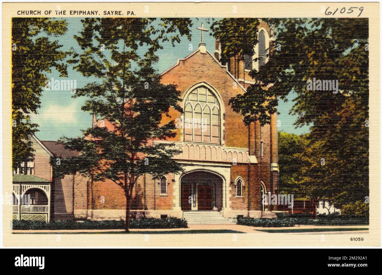 Church of the Epiphany, Sayre, PA. , Churches, Tichnor Brothers ...