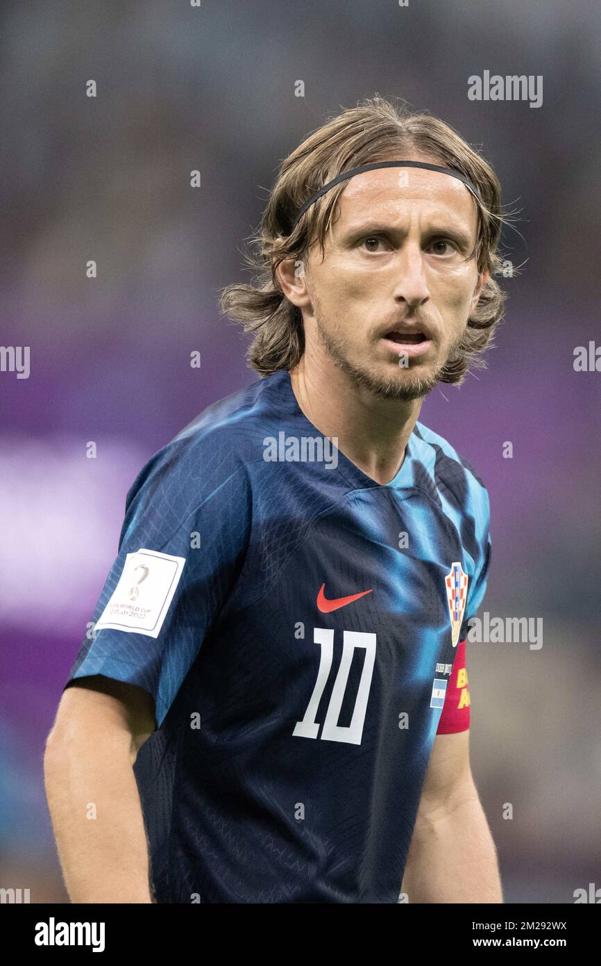 Luka Modric of Croatia in action during the FIFA World Cup Qatar 2022 ...