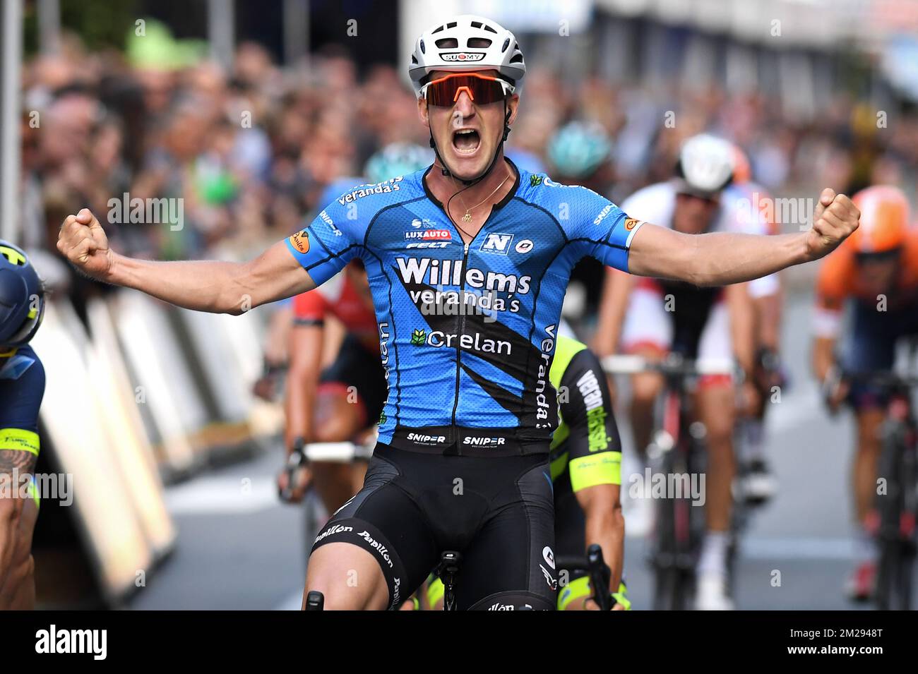 Belgian Timothy Dupont of Veranda's Willems - Crelan celebrates as he ...