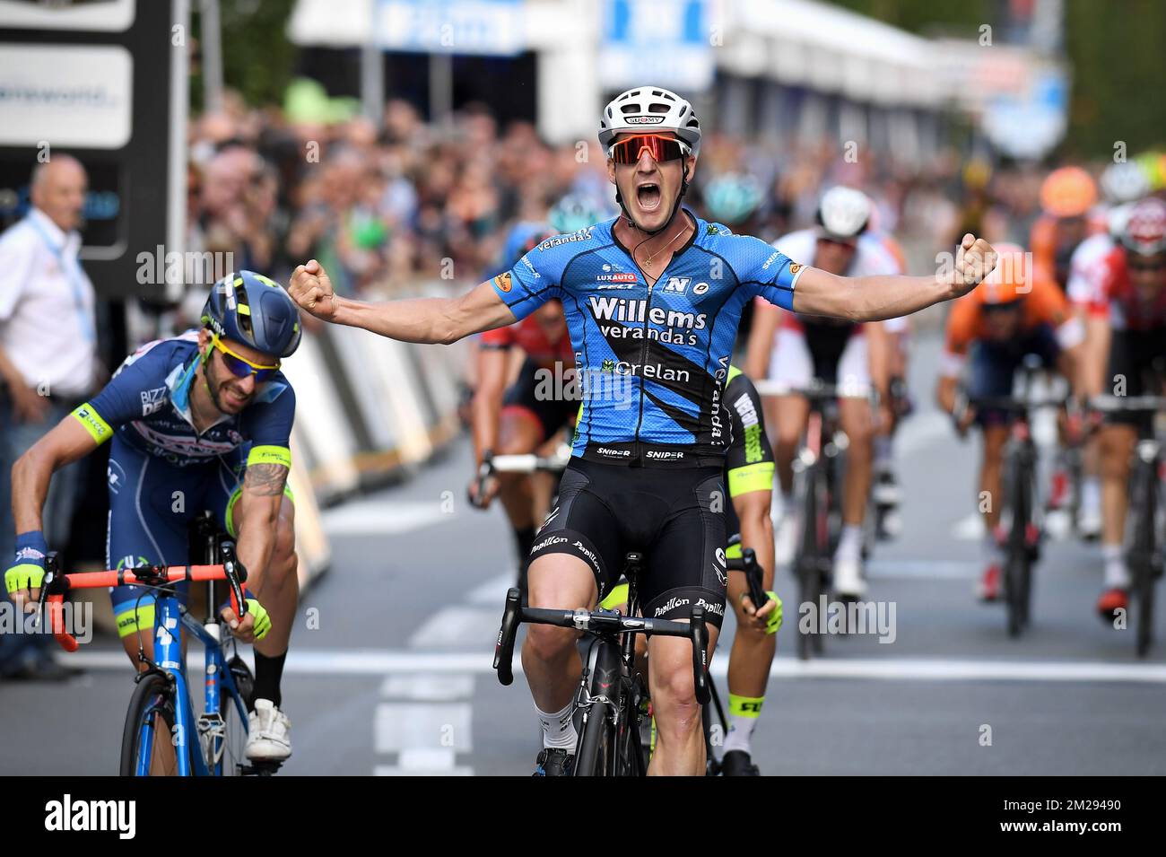 Belgian Timothy Dupont of Veranda's Willems - Crelan celebrates as he ...