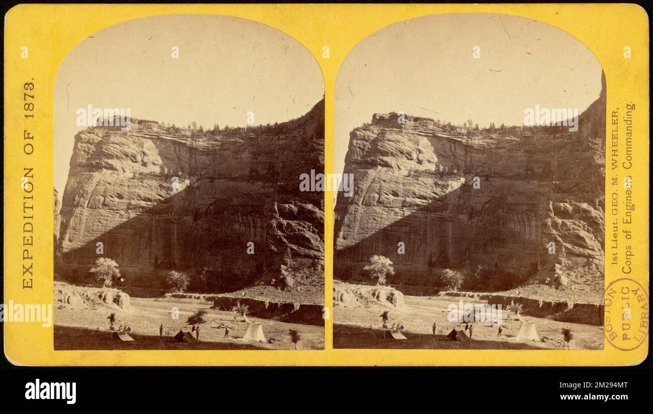 Circle wall, Cañon de Chelle ,. Photographs of the American West Stock ...