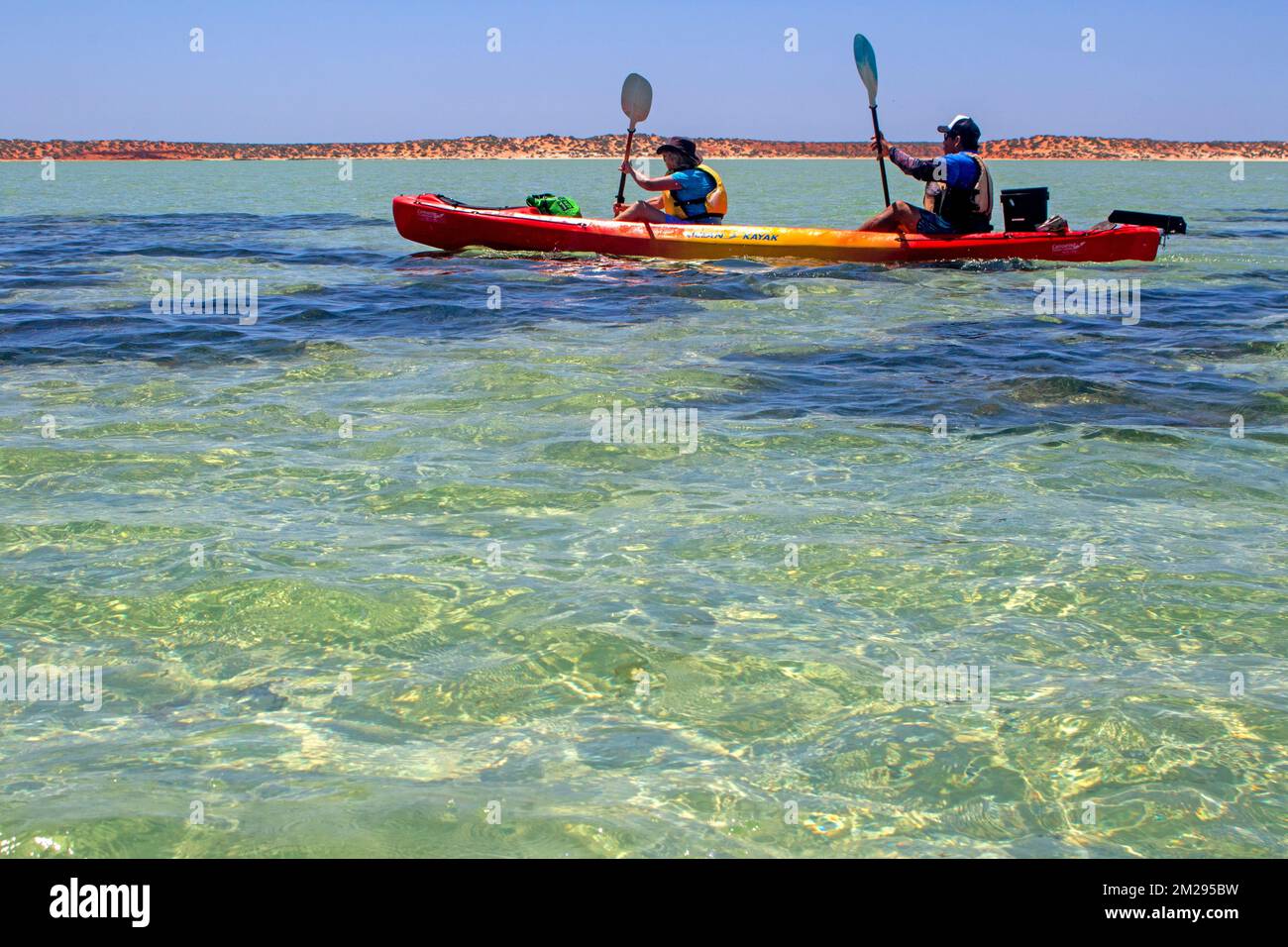 Kayak on lagoon hi-res stock photography and images - Alamy