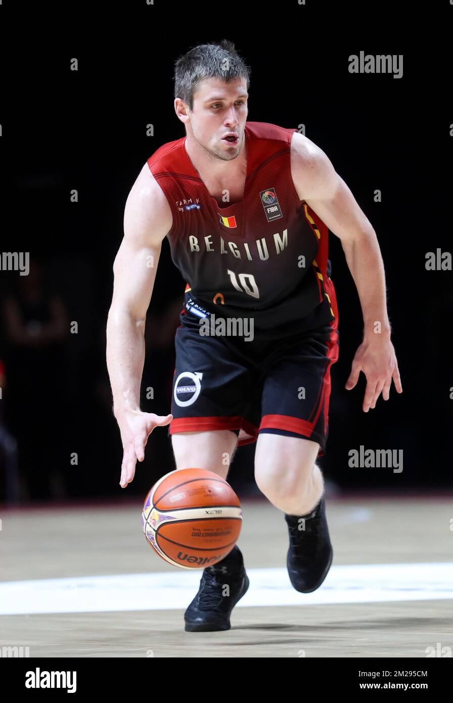Belgiums's Quentin Serron pictured in action during a friendly ...