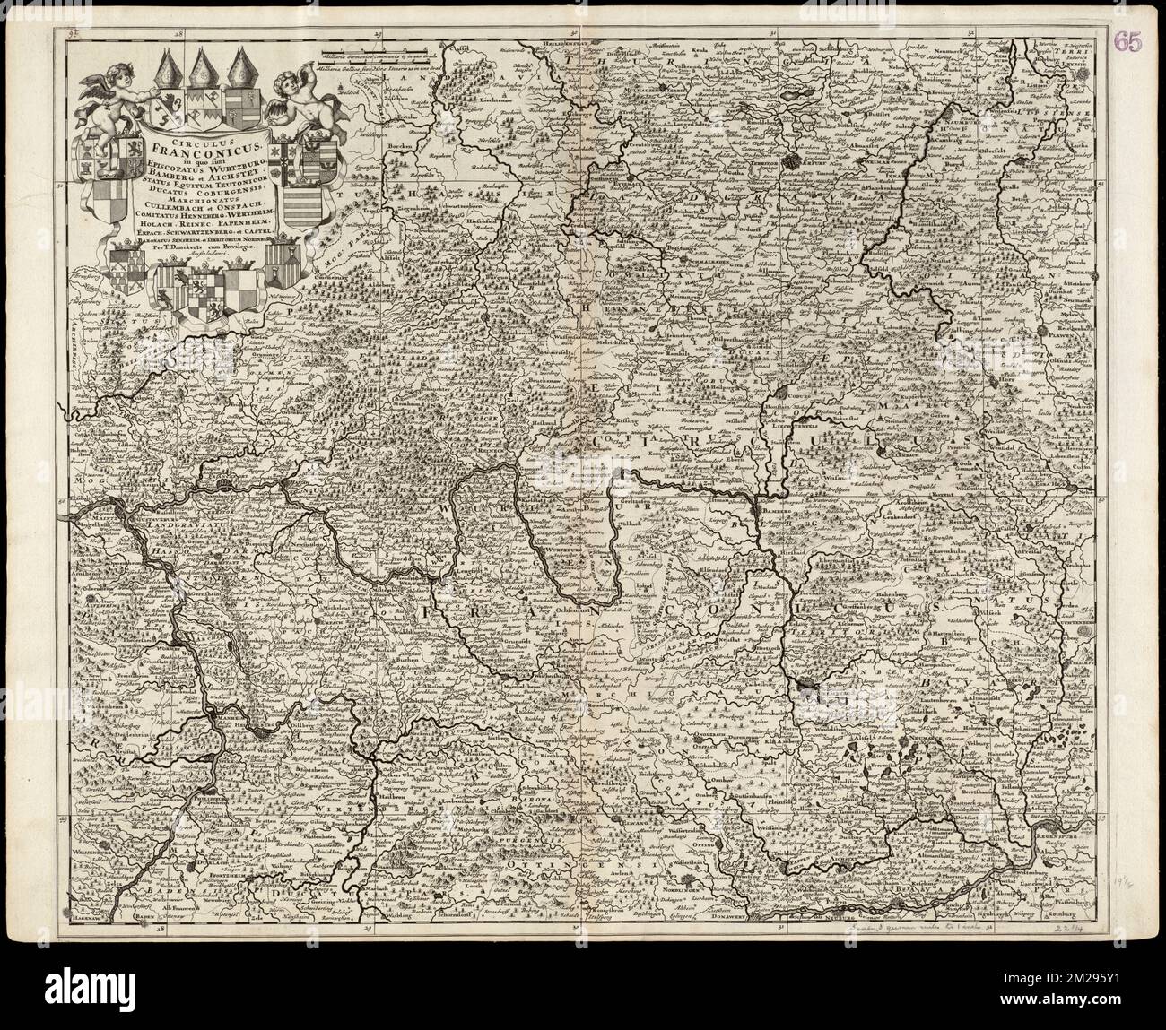 Map of bamberg hi-res stock photography and images - Alamy