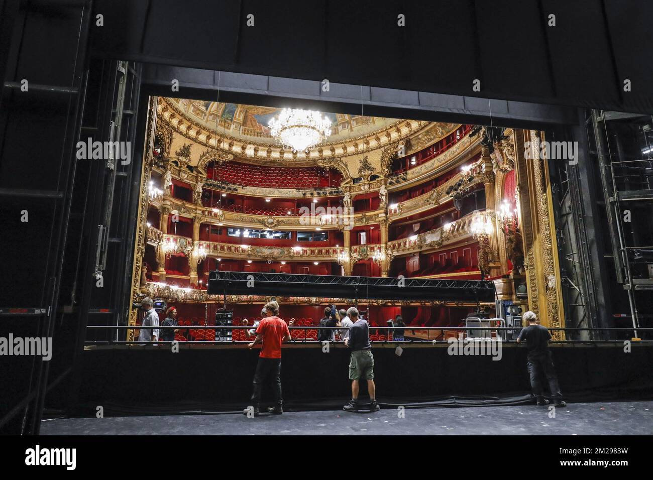 Illustration picture taken during a visit to the renovated Koninklijke ...