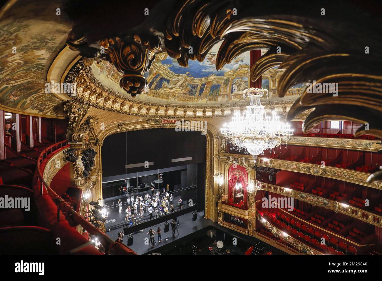 Illustration picture taken during a visit to the renovated Koninklijke ...