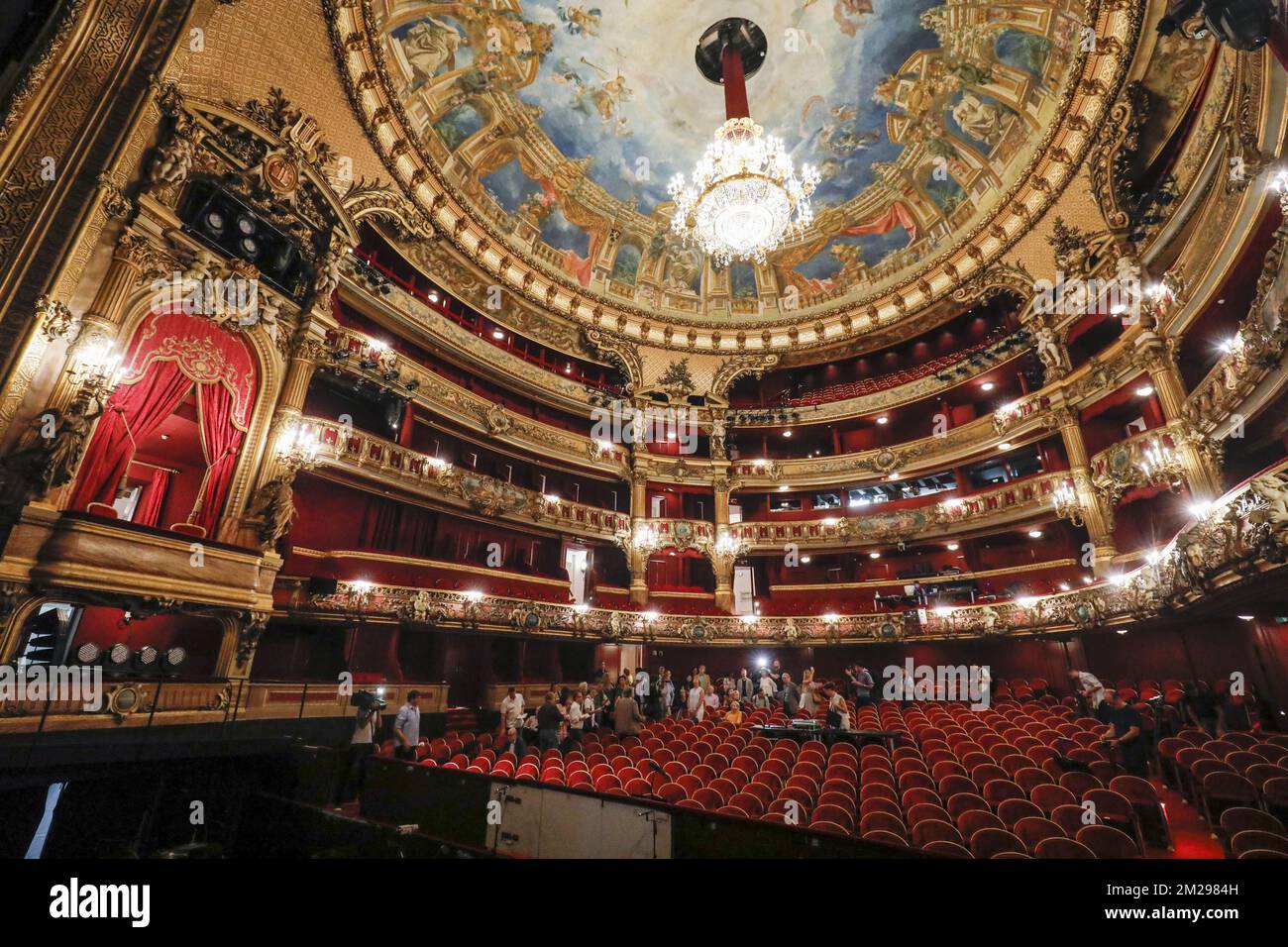 Illustration picture taken during a visit to the renovated Koninklijke ...