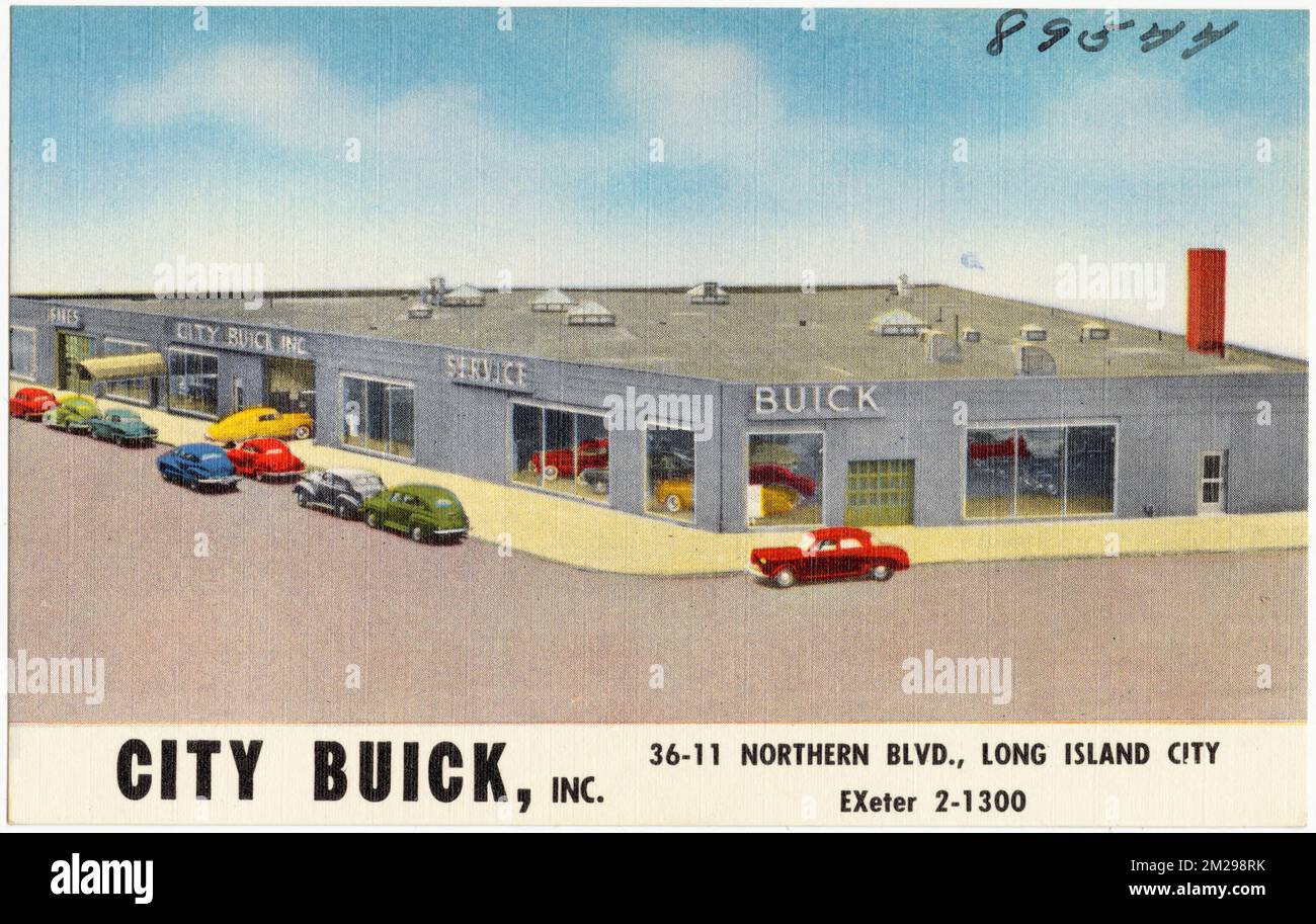 City Buick, Inc. 36-11 Northern Blvd., Long Island City, EXeter 2-1300 ...