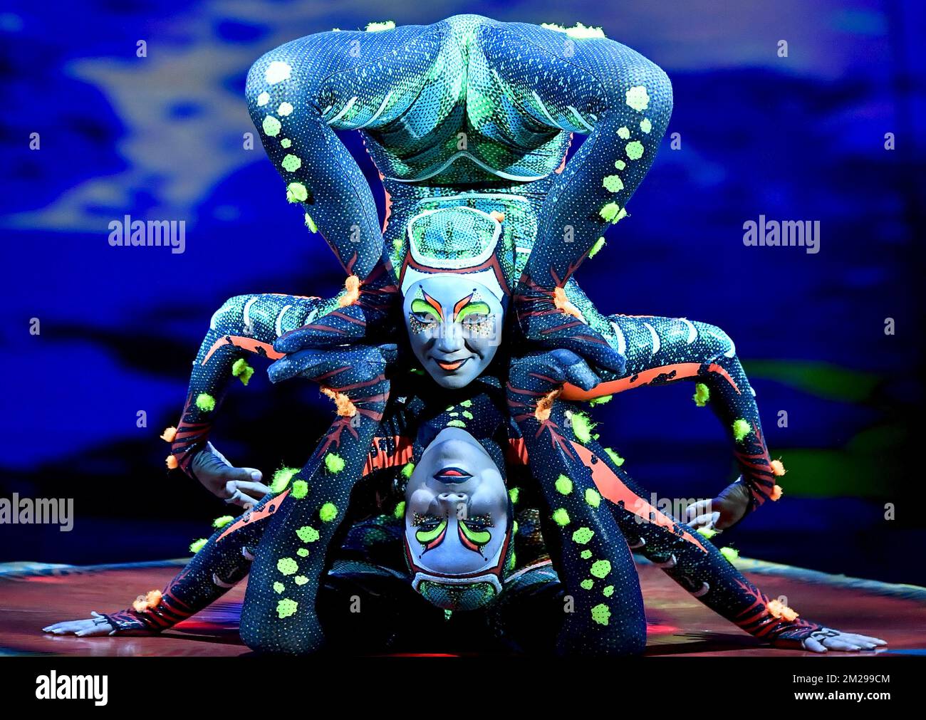 Illustration picture shows the dress rehearsal for 'Totem', the ...