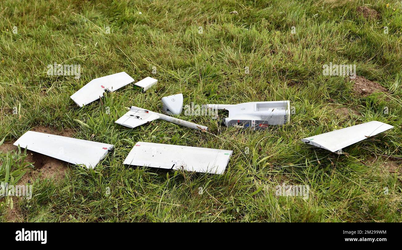 Illustration picture shows the parts of the Raven during the ...