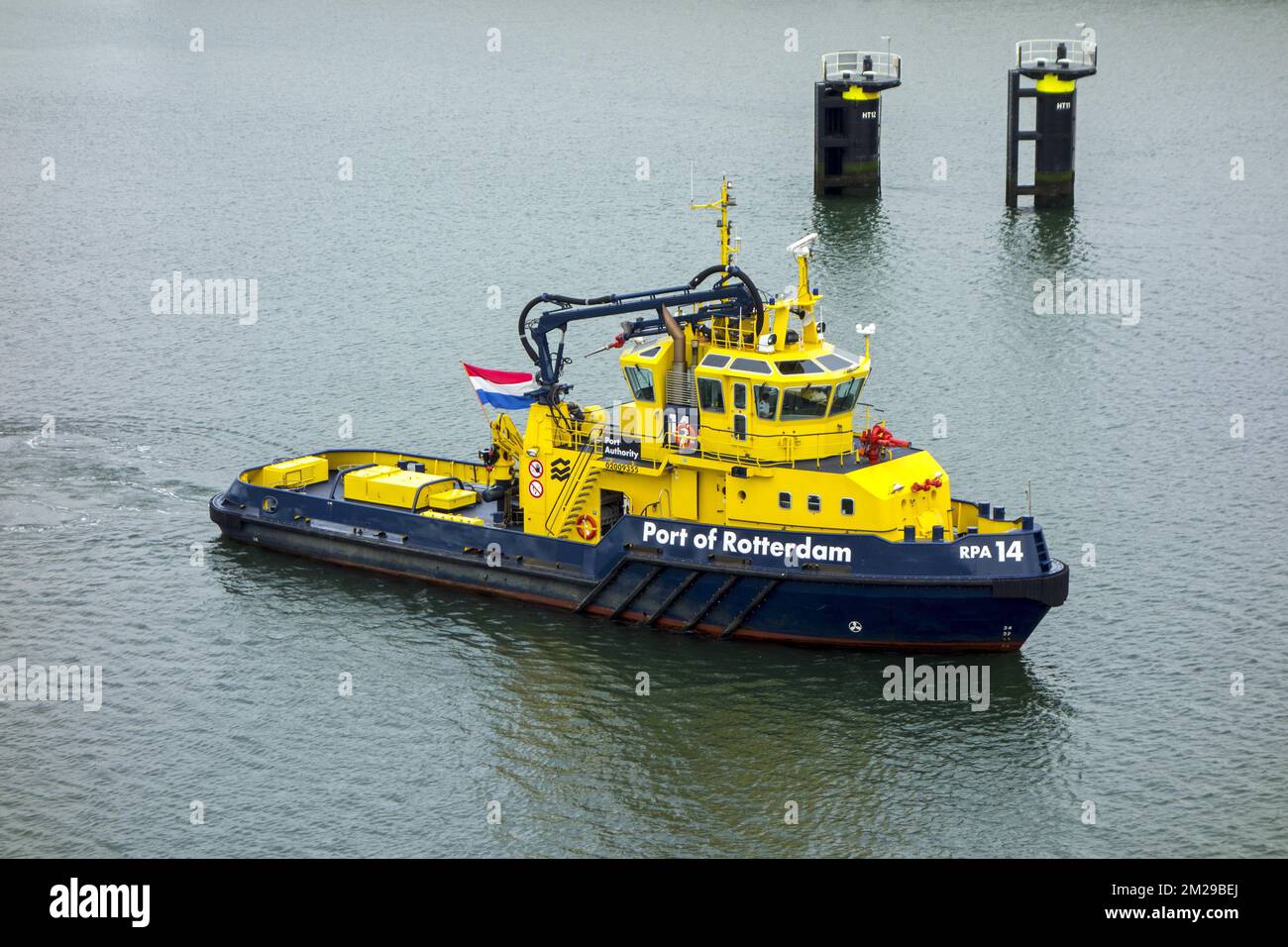 Port of Rotterdam RPA14, supply tender / patrol vessel / fireboat in ...
