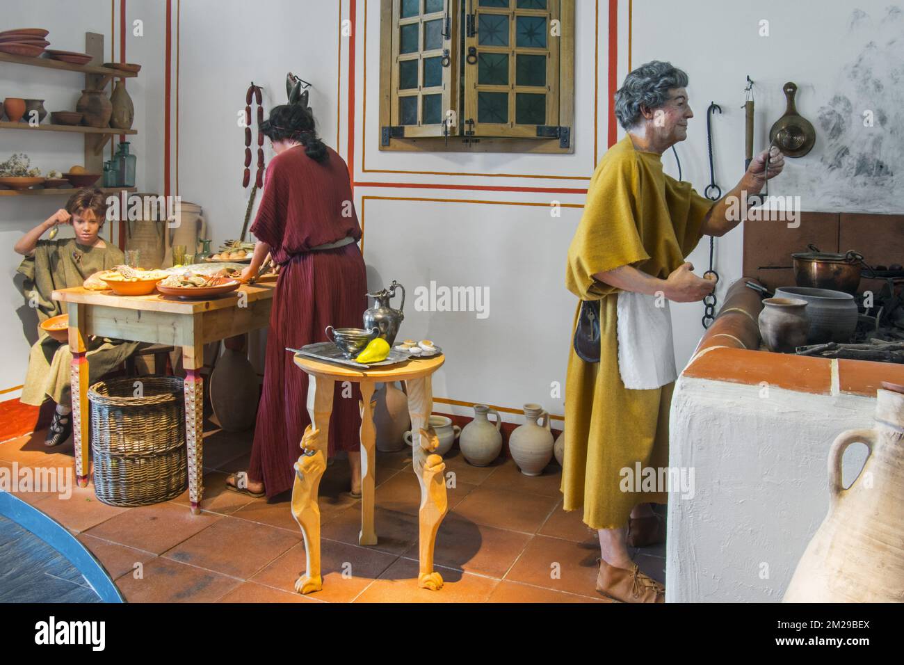 Daily life in ancient rome hi-res stock photography and images - Alamy
