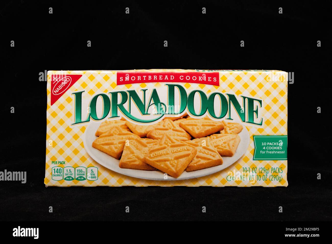 A box of Lorna Doone rich and delicious shortbread cookies from Nabisco ...