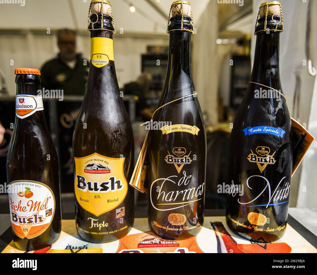 Illustration picture shows Bush beers at the 19th edition of the ...
