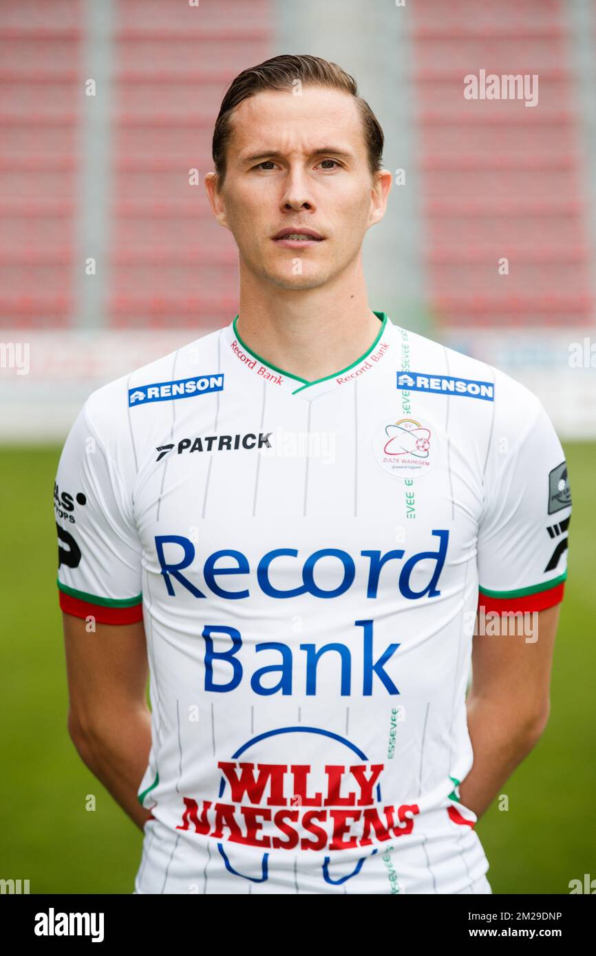 Essevee's goalkeeper Sammy Bossut poses for the photographer during the ...