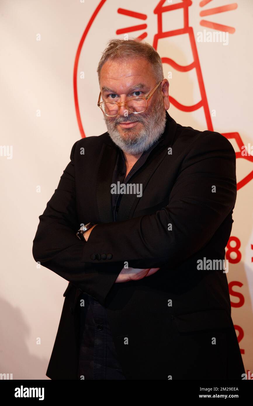 Belgian actor Wim Opbrouck pictured at the red carpet moment ahead of ...
