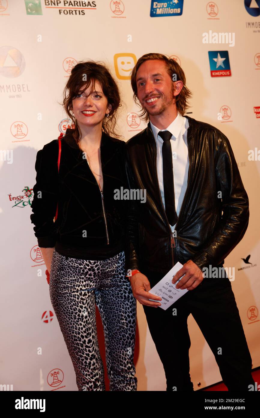 actress Greet Verstraete and actor Robrecht Vanden Thoren pictured at ...