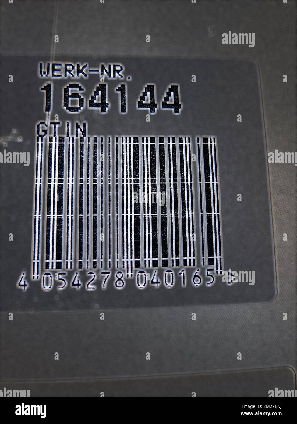 Barcode identification | Identification par code barre 07/09/2017 Stock ...
