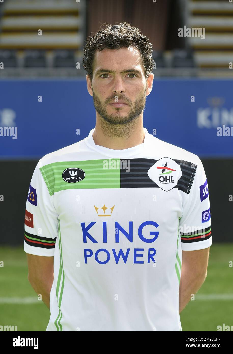 OHL's Koen Persoons poses for the photographer during the 2017-2018 ...