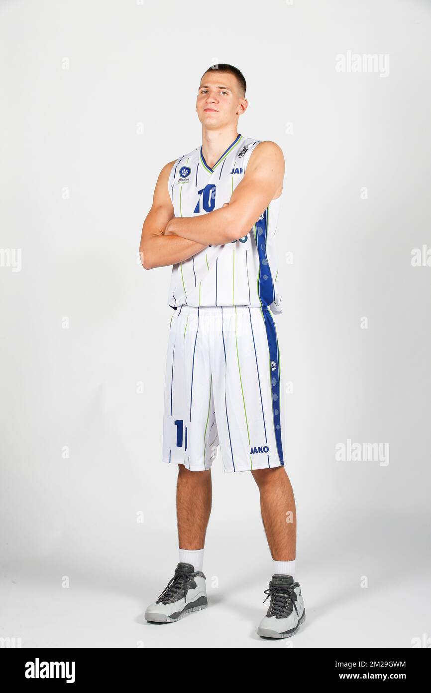 Mons' Mathieu Houdart poses for the photographer at the photoshoot of ...