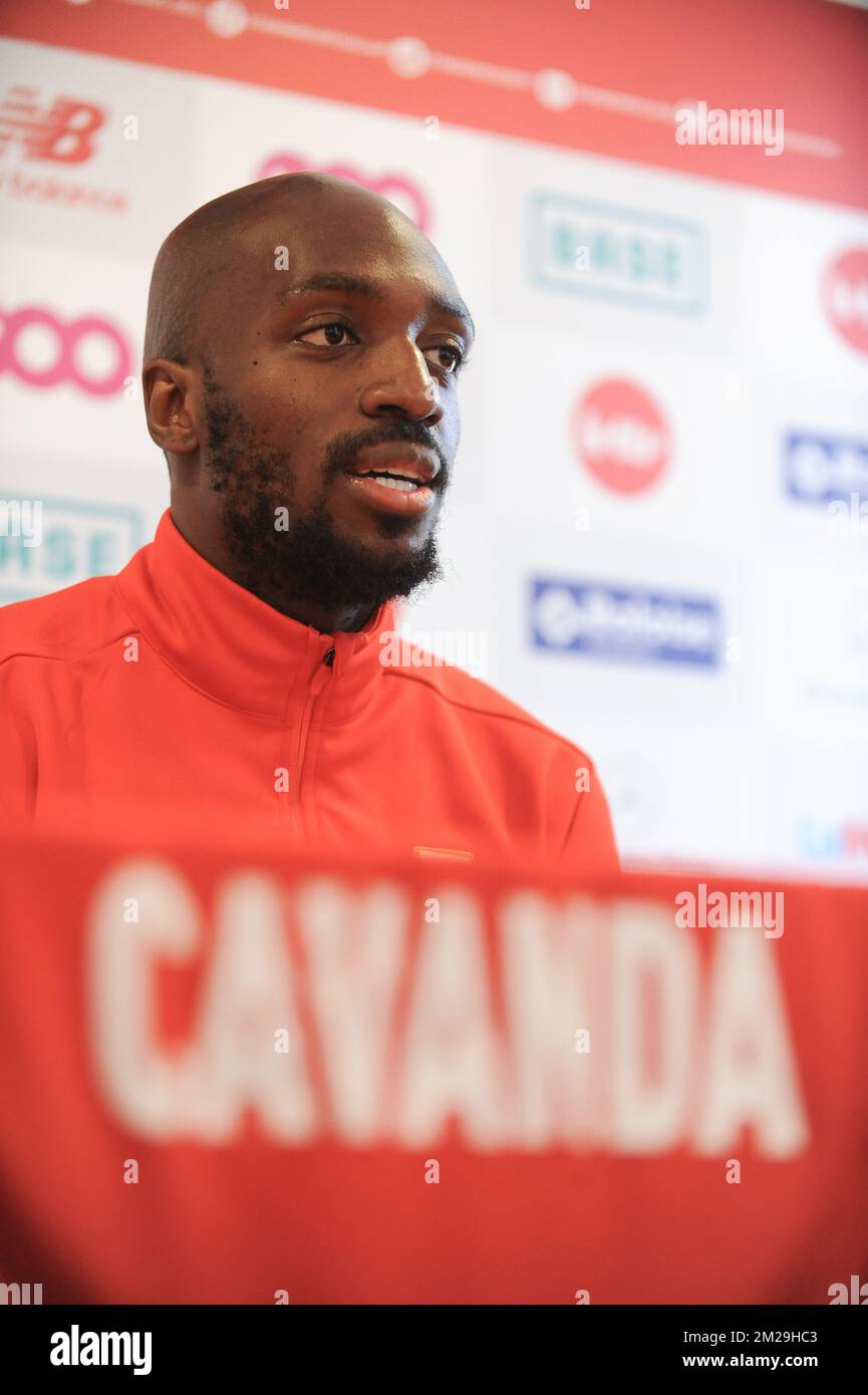 Standard's Luis Pedro Cavanda pictured during a press conference of ...
