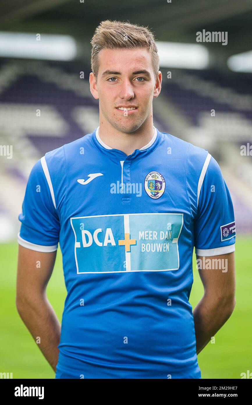 Jordi Nolle (30) poses for photographer at the 2017-2018 season photo ...