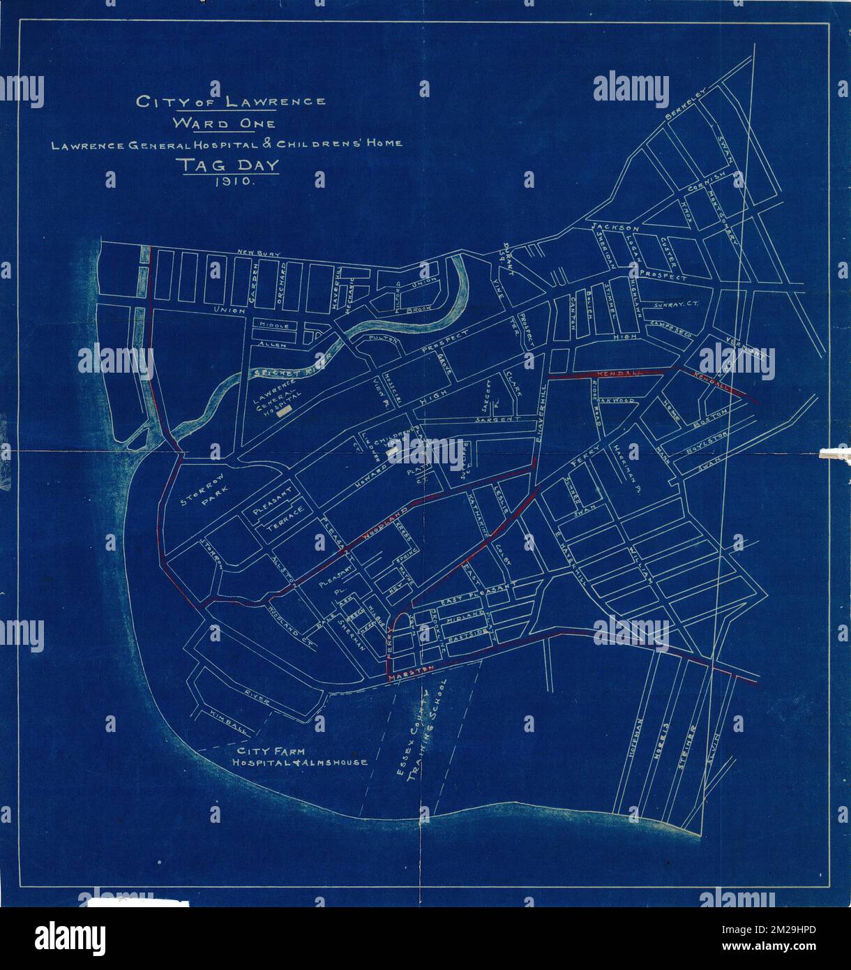 City of Lawrence, ward one, Lawrence General Hospital & Children's Home ...