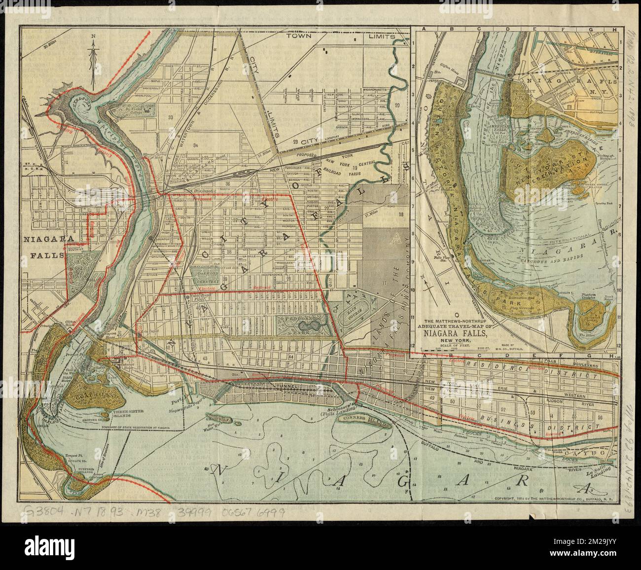 [City of Niagara Falls] , Niagara Falls N.Y., Maps Norman B. Leventhal ...