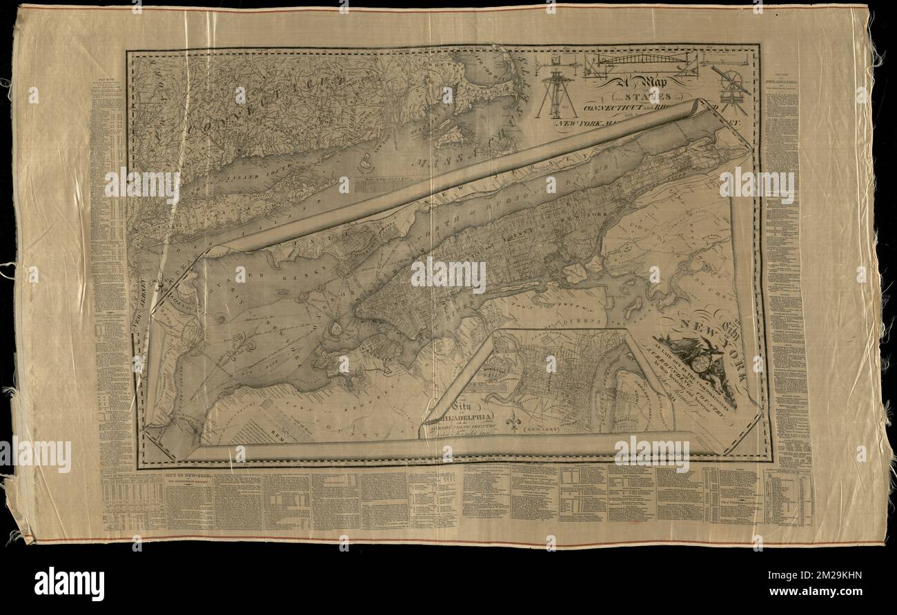 The city of New York as laid out by the Commissioners with the ...