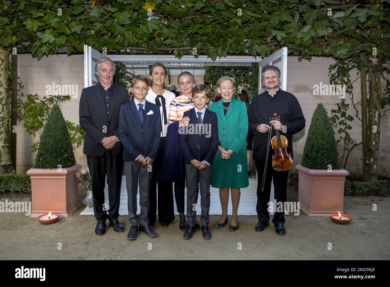Prince Nicolas, Princess Claire of Belgium, Prince Aymeric and Princess ...