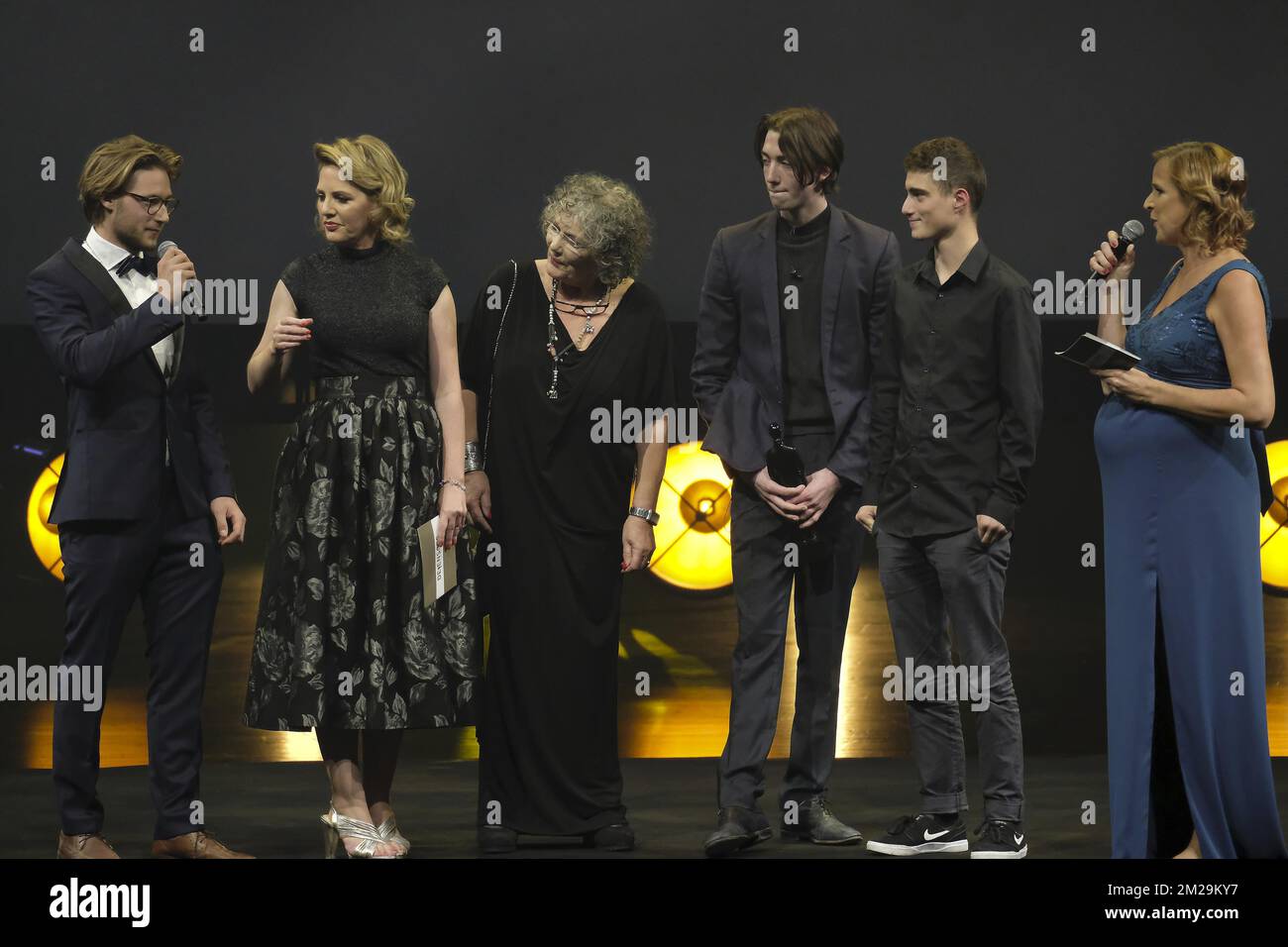 20150911 - OOSTENDE, BELGIUM: Sebastian Van Dun, actress Maaike ...