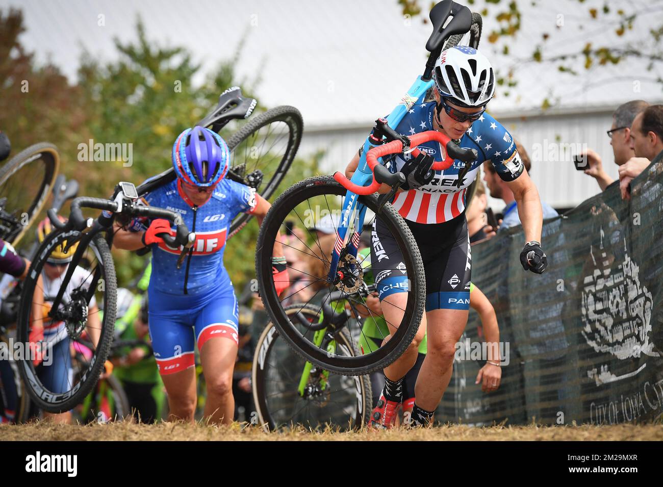 US Katie Compton pictured in action during the women elite race of the ...