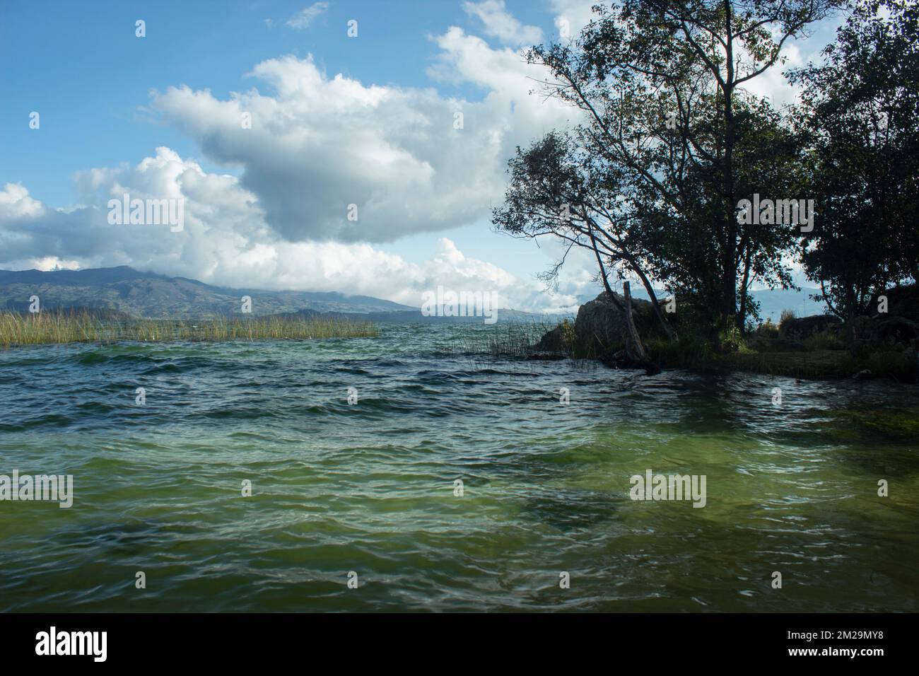 Spring landscape in lake multicolored hi-res stock photography and ...