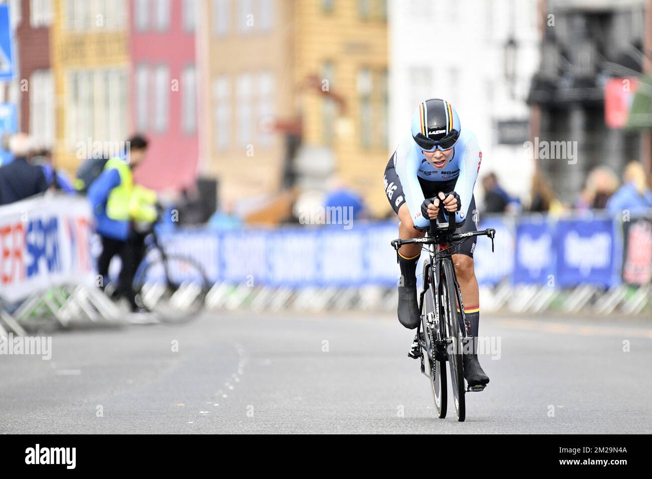 Belgian Shari Bossuyt pictured in action during the Women Junior ...
