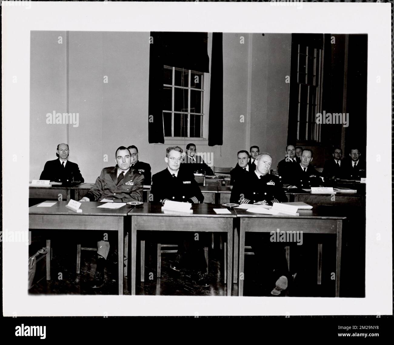 Civil Defense Conference at Headquarters - 1st Army , Meetings, Civil ...