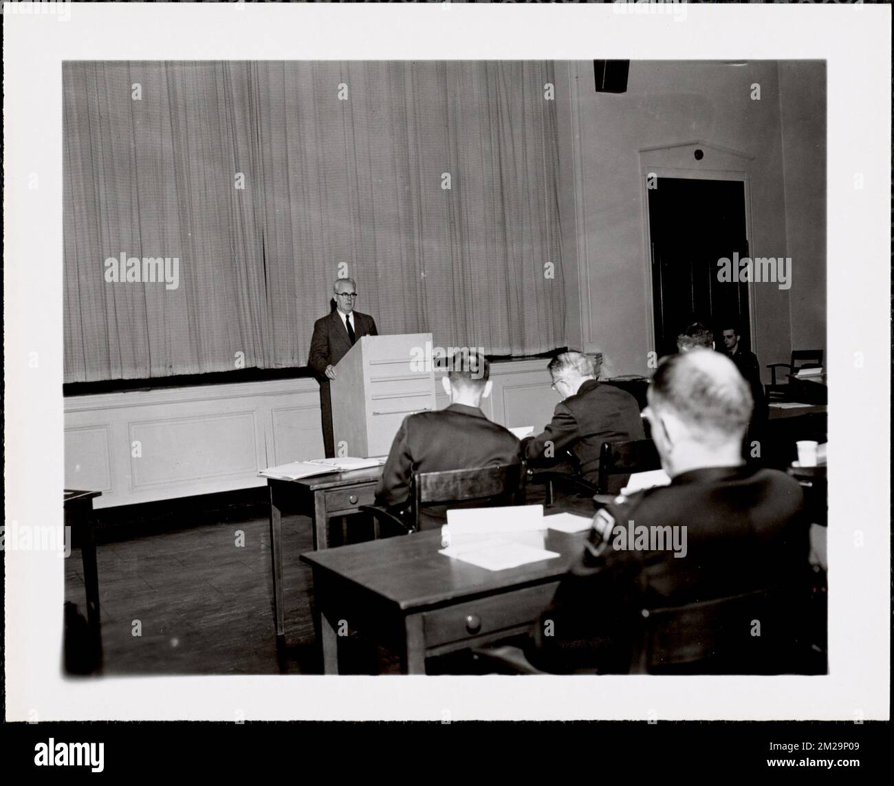 Civil Defense Conference at Headquarters - 1st Army , Meetings, Civil ...