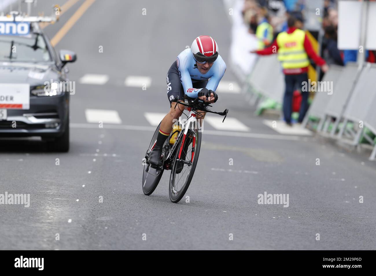Belgian VAN WILDER Ilan pictured during and the Men Elite individual ...