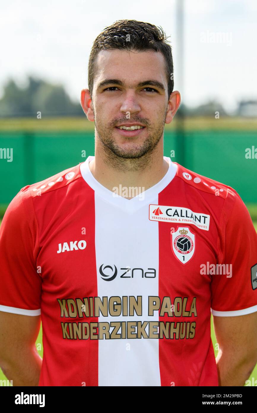 Antwerp's Luka Stojanovic poses for the photographer during the 2017 ...