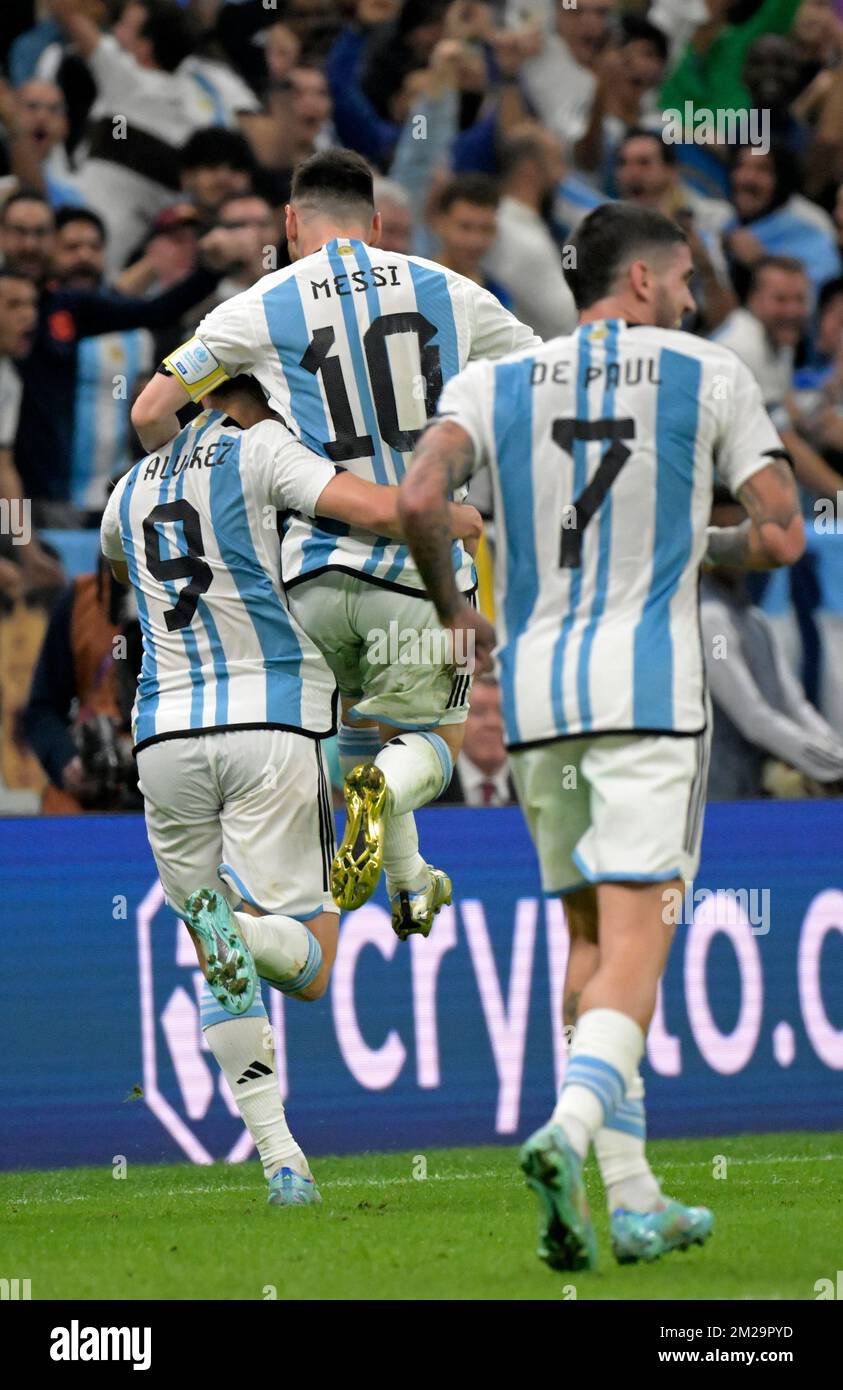 Argentina v Croatia, FIFA World Cup 2022, Semi Final, Football, Lusail ...