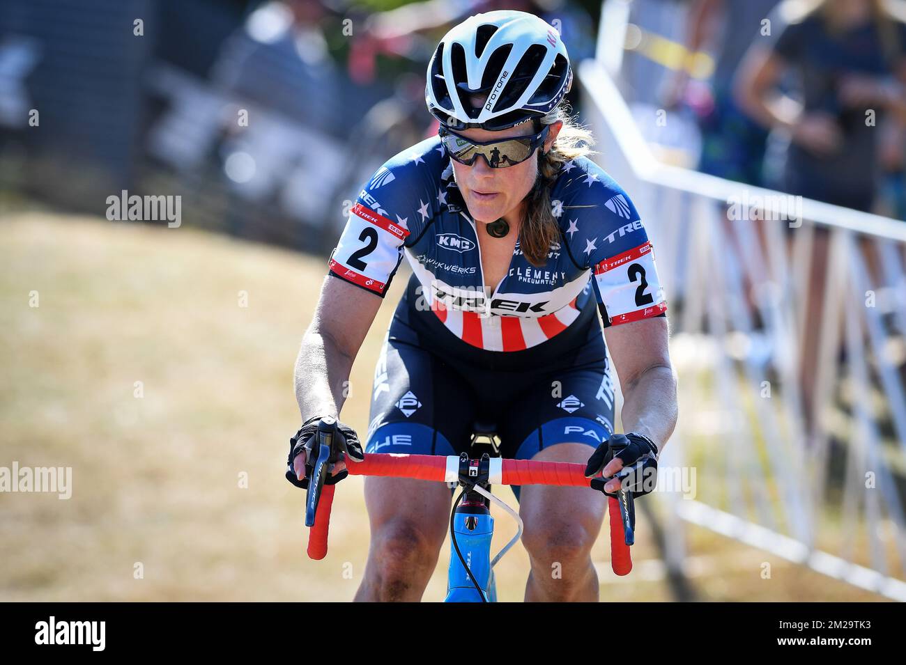 US Katie Compton pictured in action during the women elite race C2 race ...