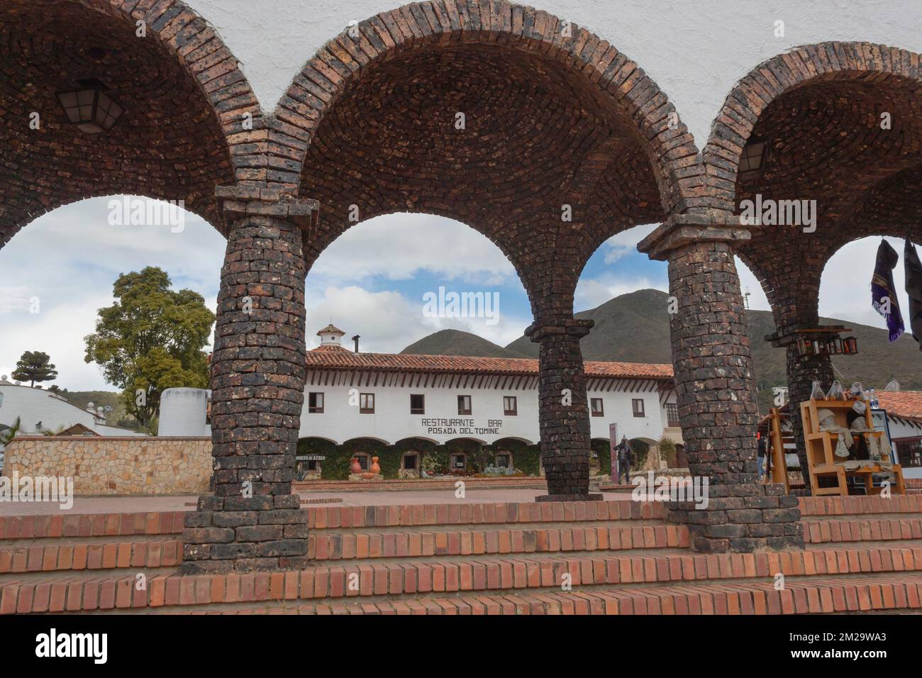 GUATAVITA, COLOMBIA - wonderful brick arc structure with brick stairs ...