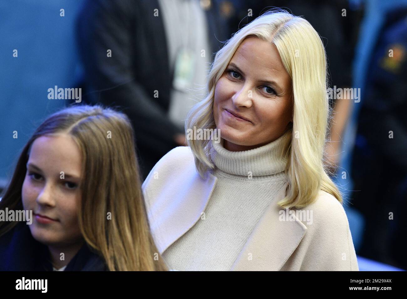 Crown Princess Mette-Marit of Norway pictured after the men's elite ...