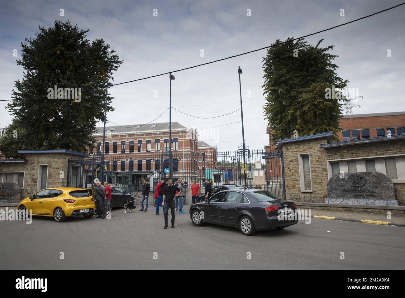 Illustration picture shows a strike by the personnel of weapon factory ...