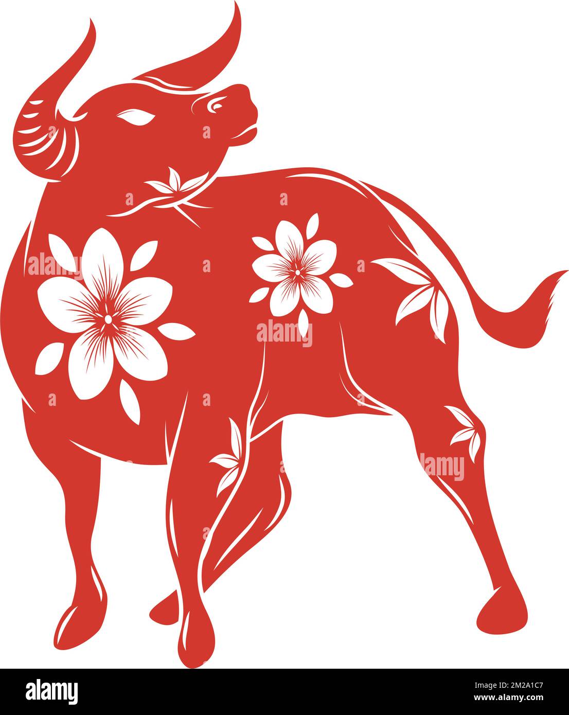 bull chinese zodiac animal icon Stock Vector Image & Art - Alamy