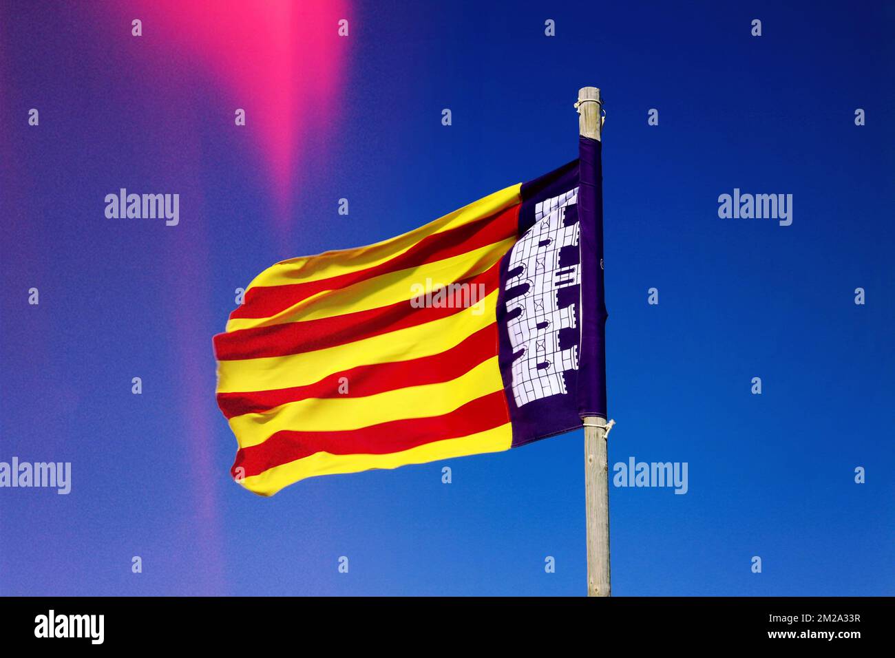 Catalan flag | Drapeau Catalan 21/08/2016 Stock Photo - Alamy