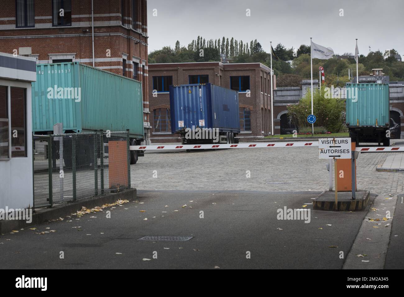 illustration picture shows a strike by the personnel of weapon factory ...