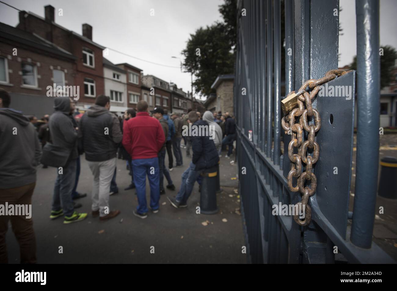 illustration picture shows a strike by the personnel of weapon factory ...