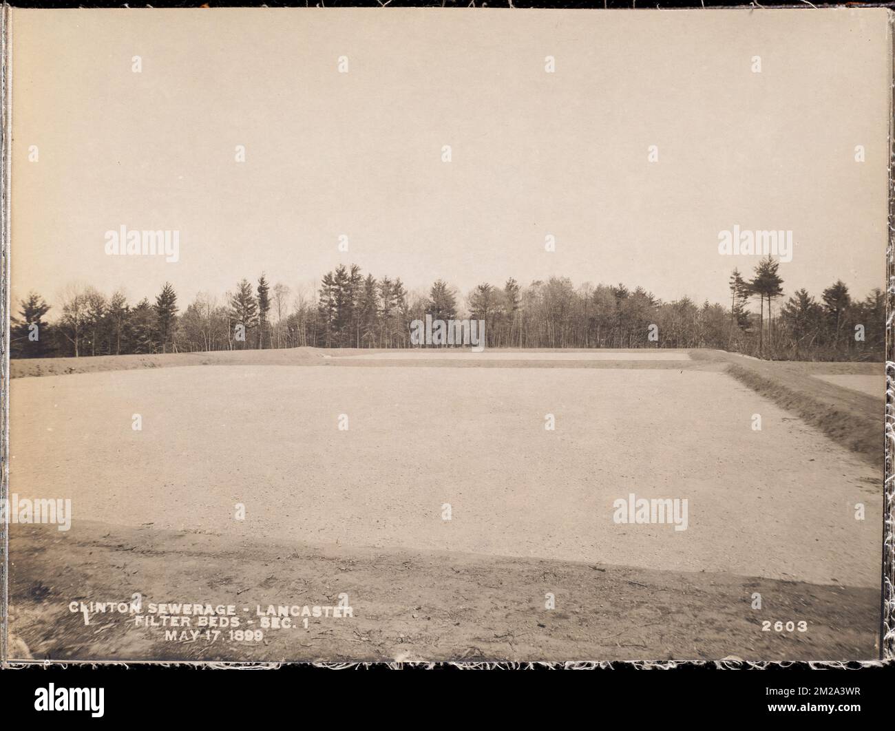 Clinton Sewerage, filter-beds, Section 1, Lancaster, Mass., May 17 ...
