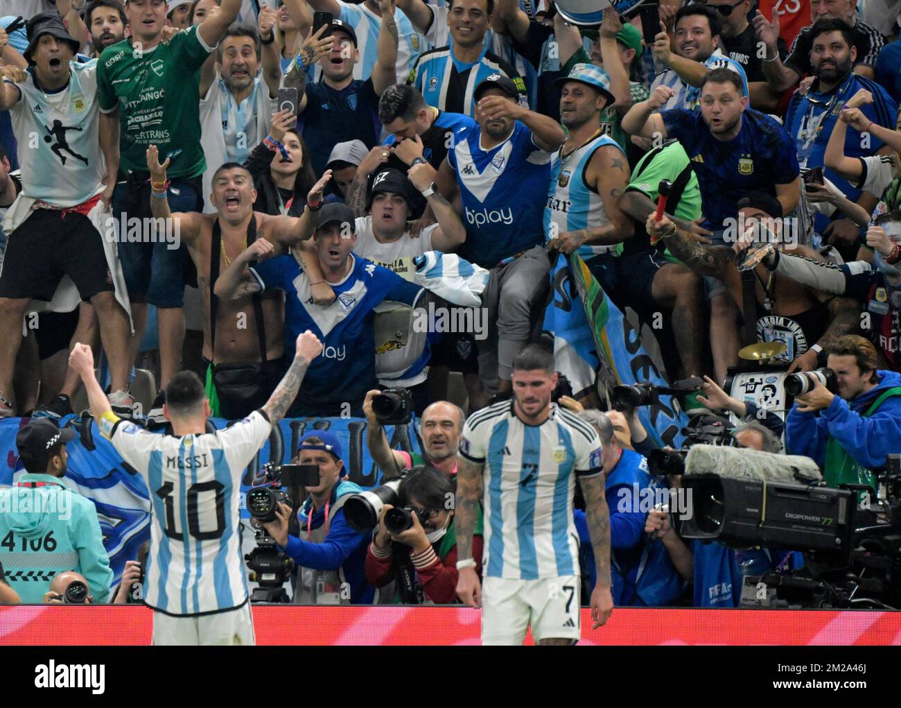 Argentina v Croatia, FIFA World Cup 2022, Semi Final, Football, Lusail ...