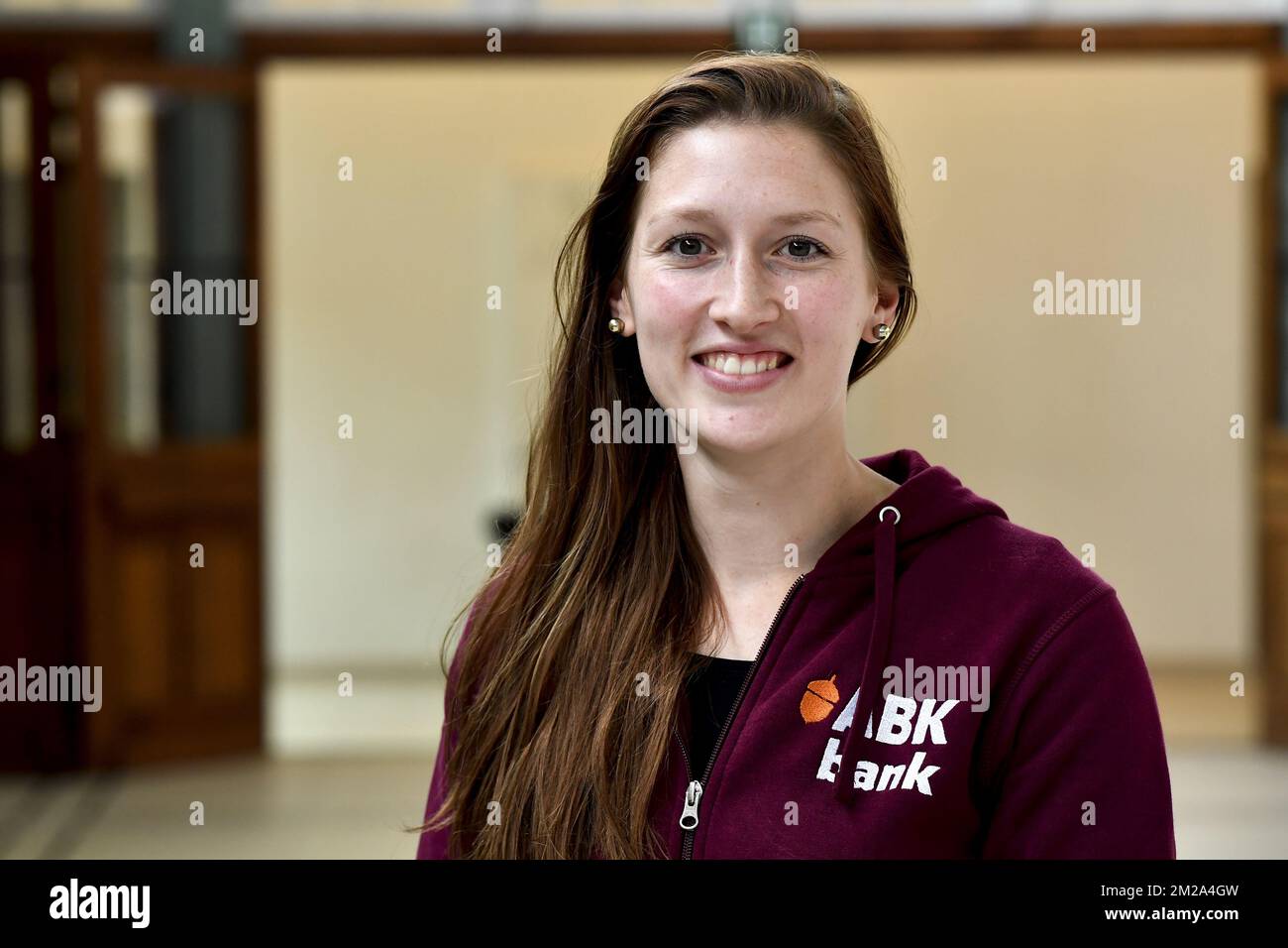 Shana Vanhaen pictured during a press conference of Belgian Bullets and ...